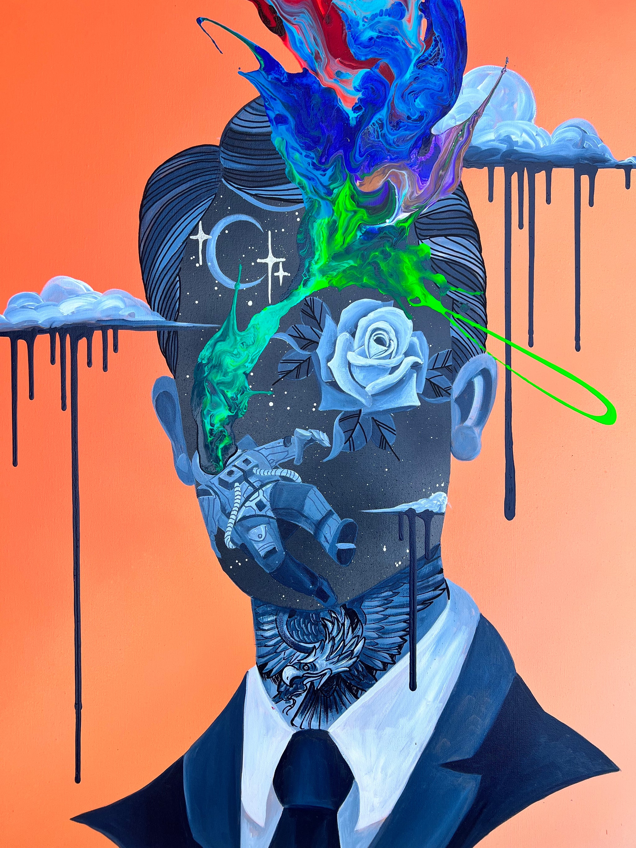 Chiseled By Adversity Original Painting by Kre8 – Kre8ArtaFax