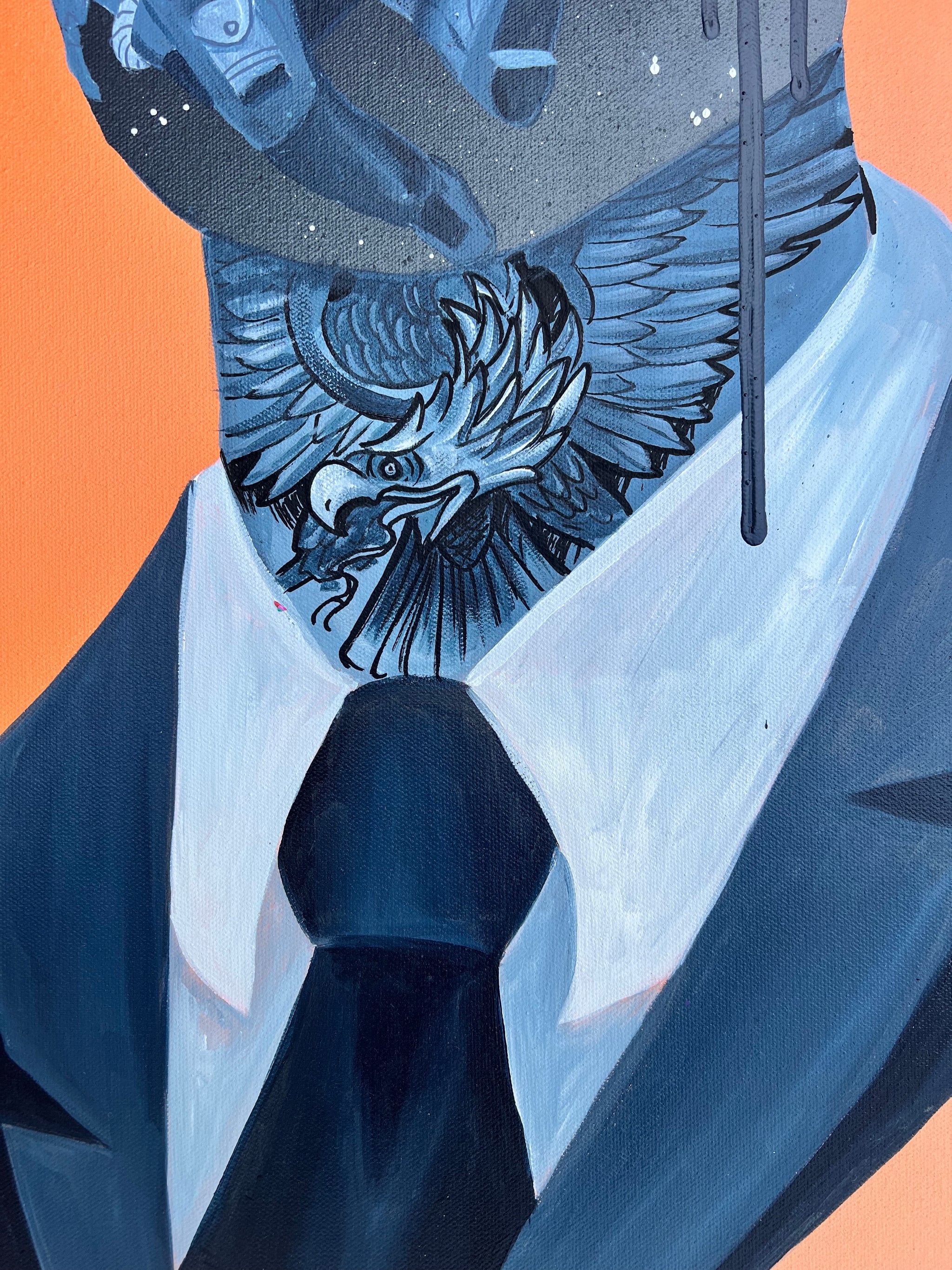 Chiseled By Adversity Original Painting by Kre8 – Kre8ArtaFax