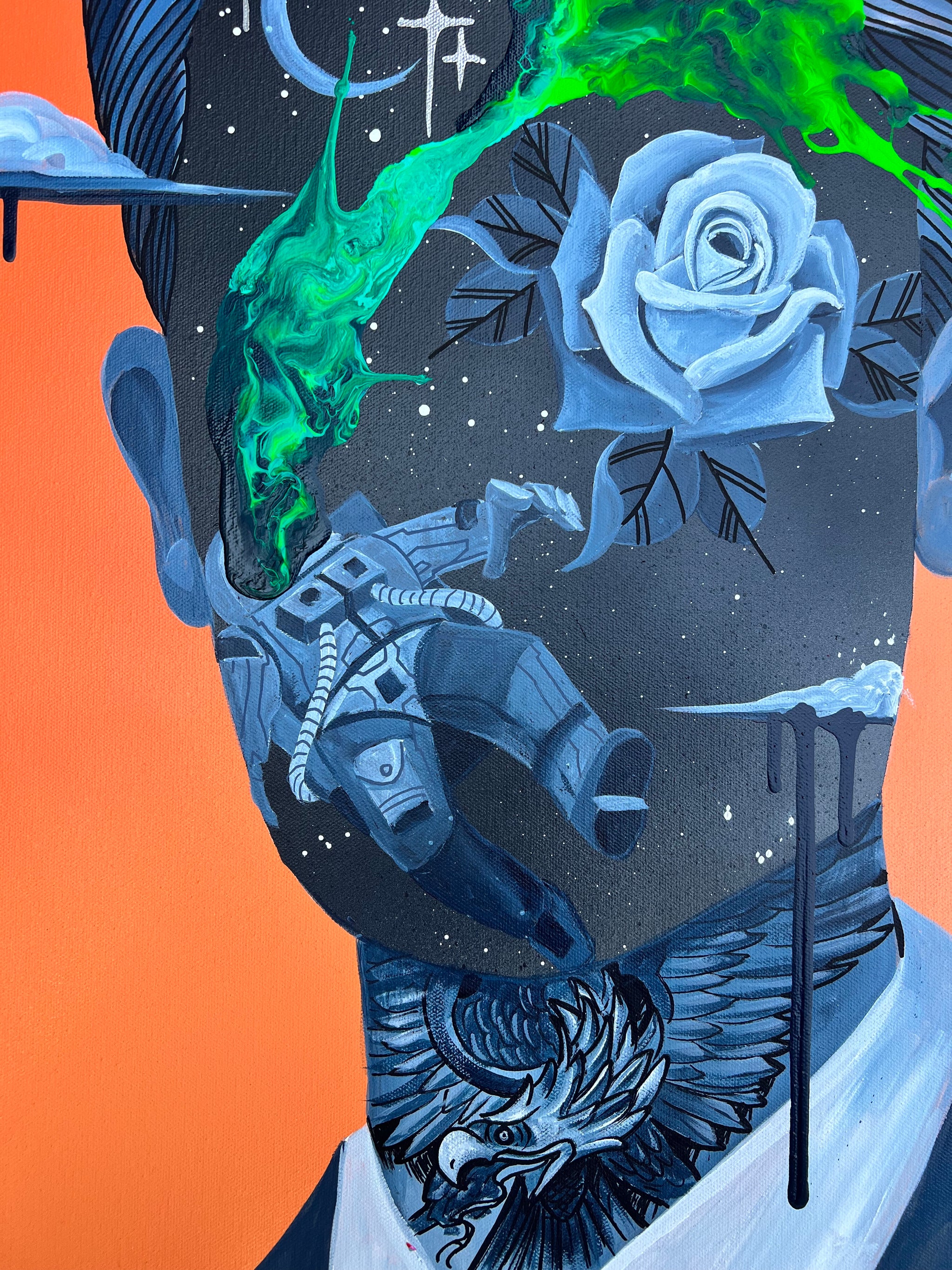 Chiseled By Adversity Original Painting by Kre8 – Kre8ArtaFax