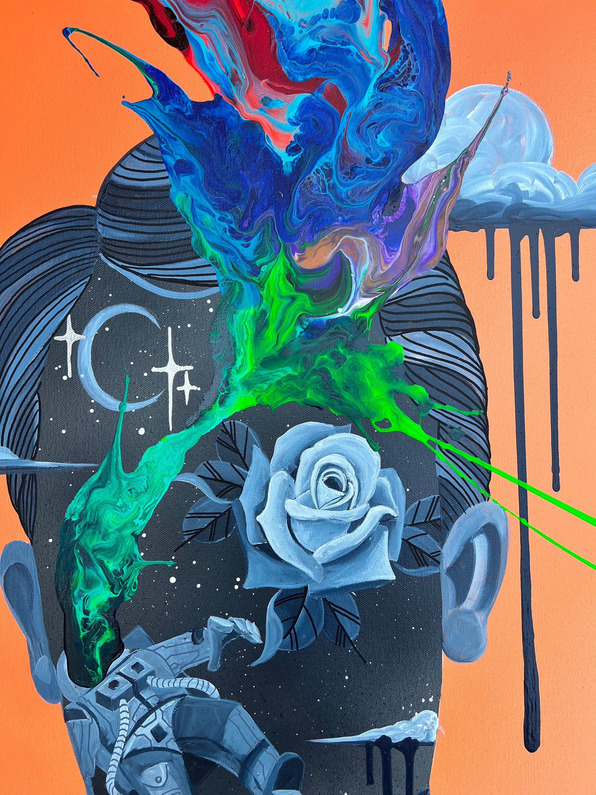 Chiseled By Adversity Original Painting by Kre8 – Kre8ArtaFax