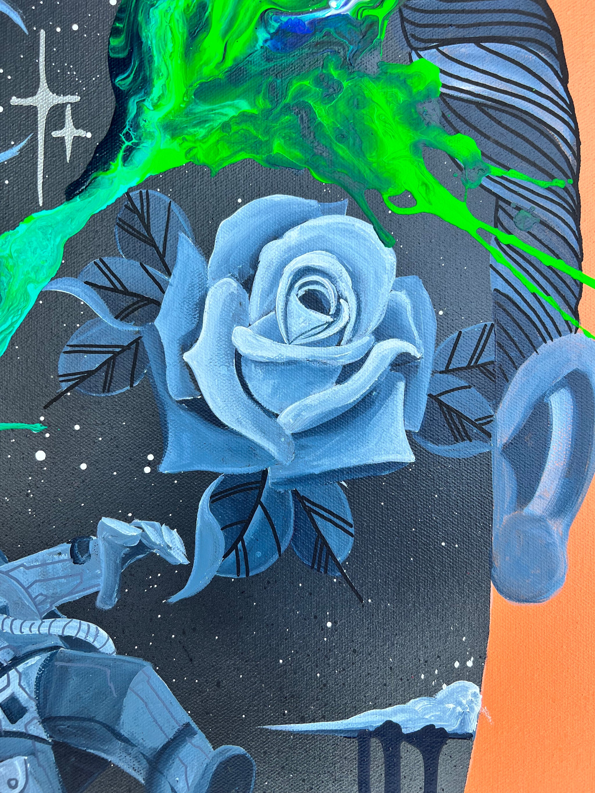 Chiseled By Adversity Original Painting by Kre8 – Kre8ArtaFax