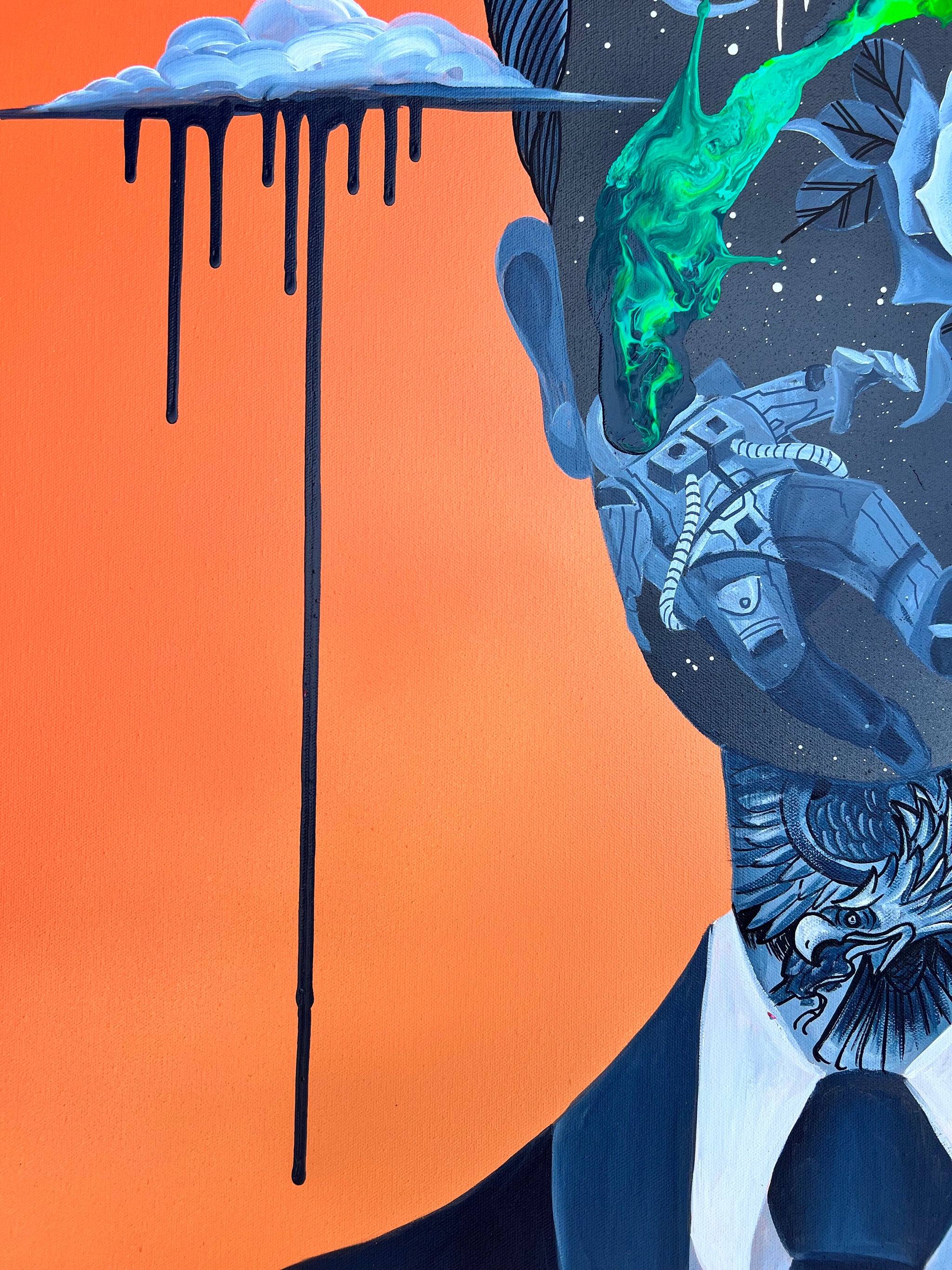 Chiseled By Adversity Original Painting by Kre8 – Kre8ArtaFax