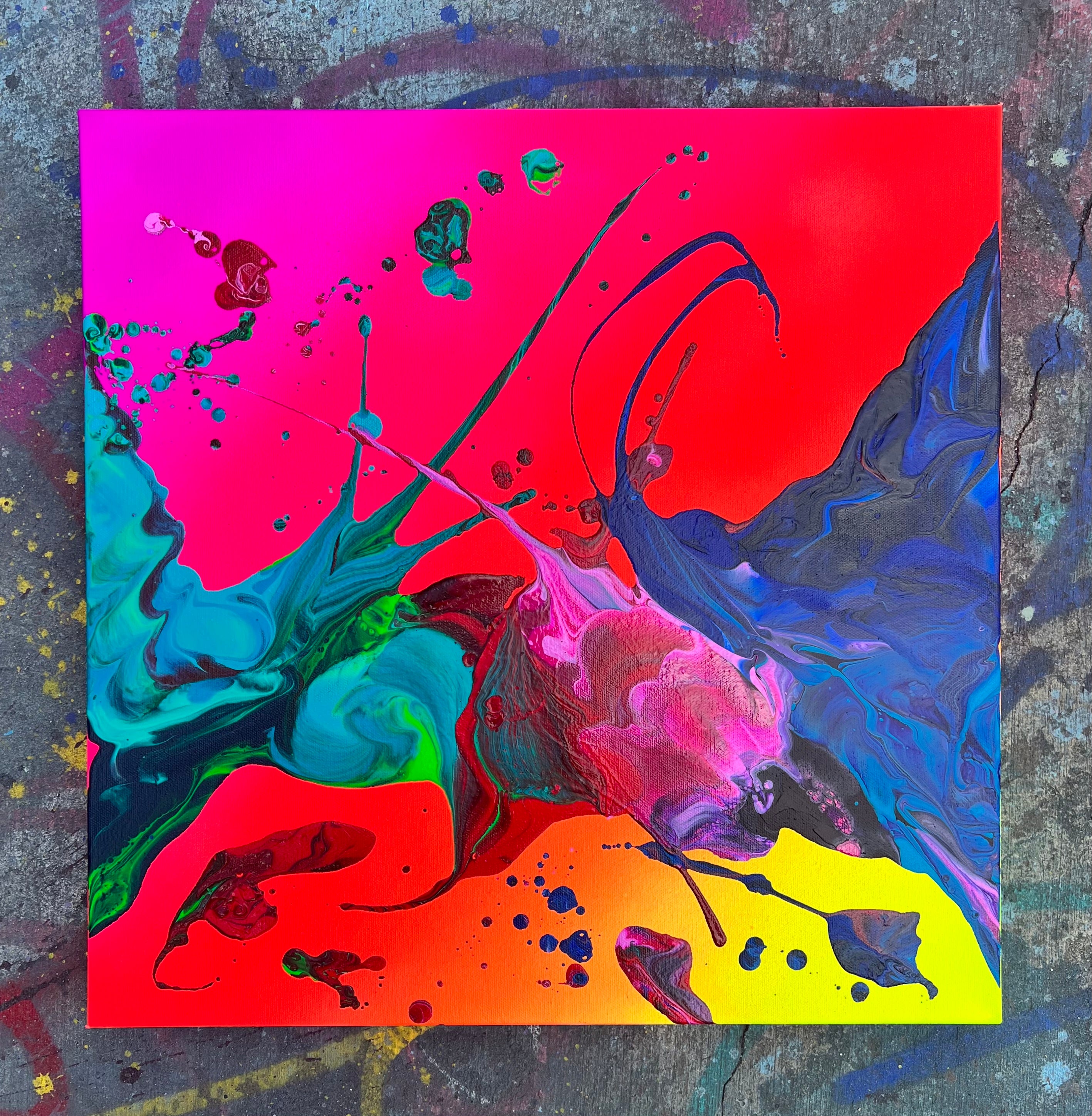 The Kre8 Wall Of Color Original Abstract Paintings by Kre8 – Kre8ArtaFax